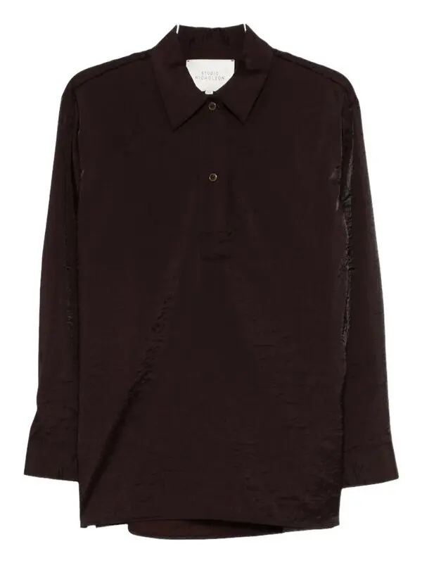 Studio Nicholson Long Sleeve Shirt - Cocoa