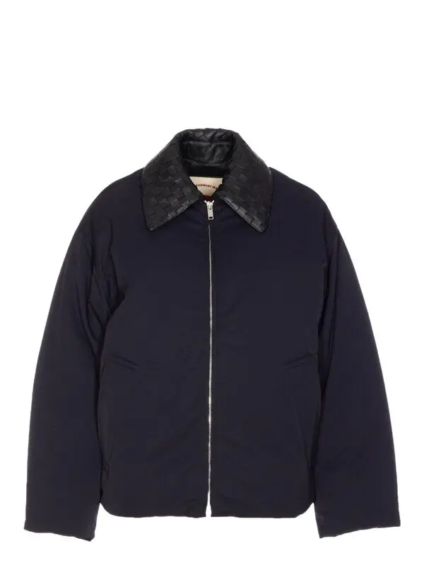 Bottega Veneta Down Zip-up Jacket - Black