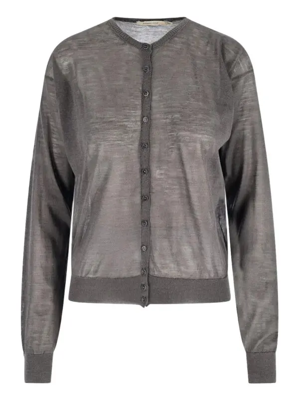 Paloma Wool Long-sleeved Knitted Cardigan - Gray