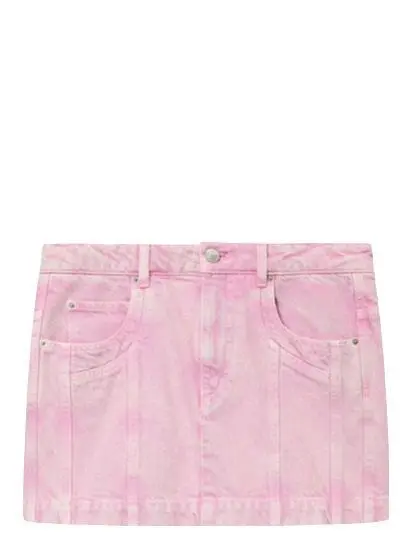 Isabel Marant Étoile Juana Denim Skirt - Pink