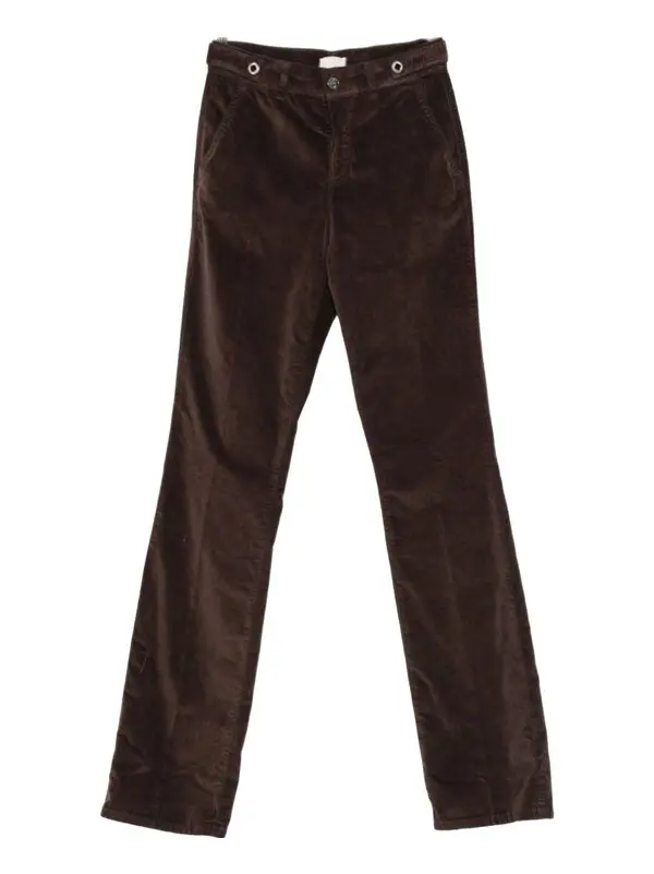 Liu Jo Corduroy Straight-leg Trousers - Black