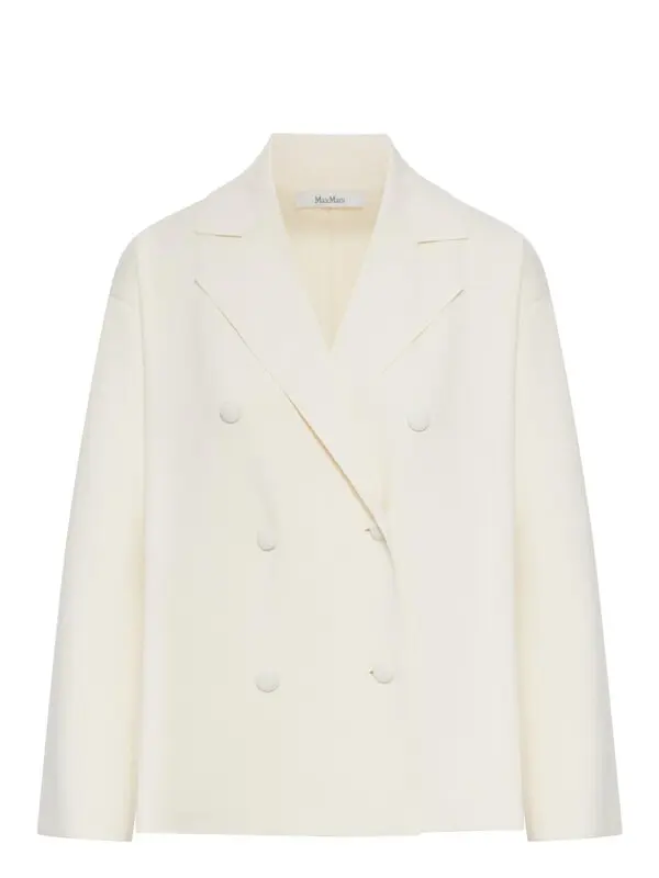 Max Mara Double-breasted Blazer - White