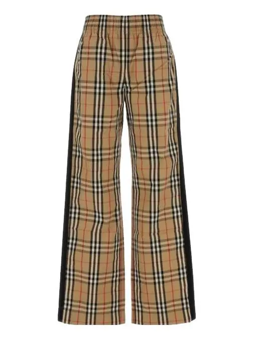 Burberry Straight-leg Checked Trousers - Multi-color