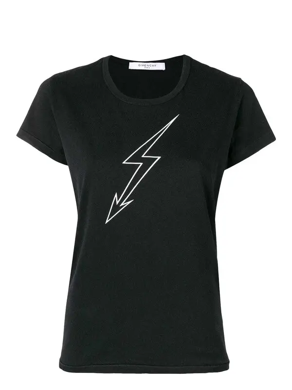Givenchy Lightning Print T-shirt - Black