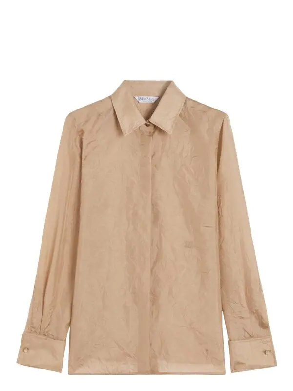 Max Mara Eloisa Long Sleeve Shirt - Sand