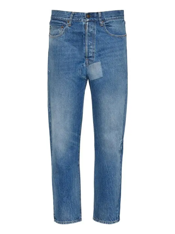 MAISON MARGIELA Mid-rise Straight-leg Jeans - Medium Blue