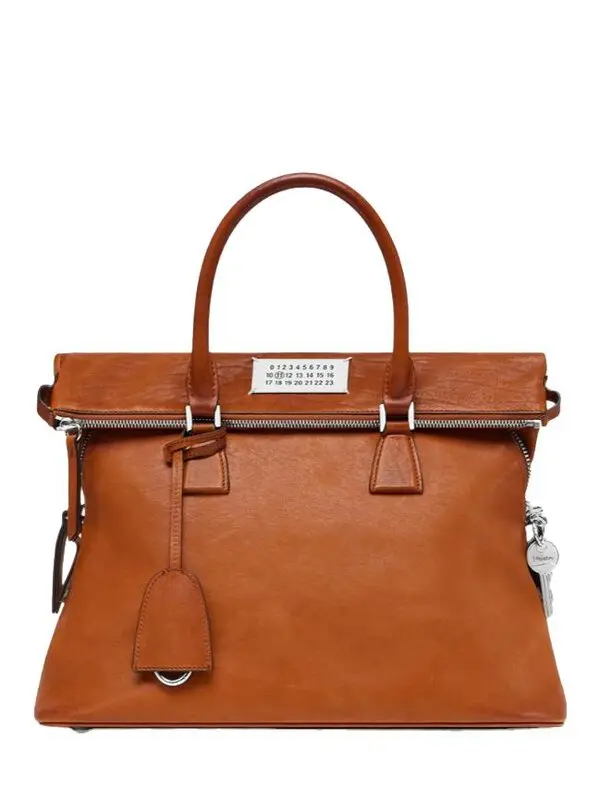 MAISON MARGIELA 5ac Loved To Death Medium Tote Bag - Brown