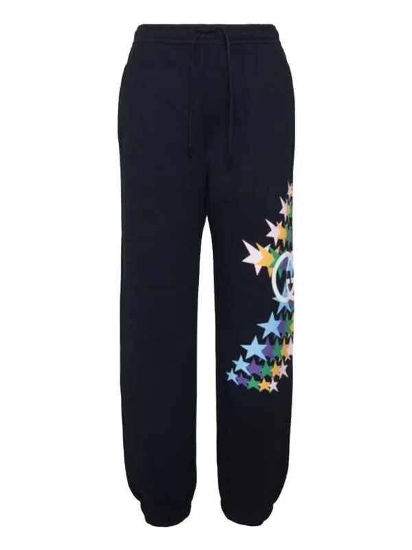 Gucci Star-print Track Pants - Black