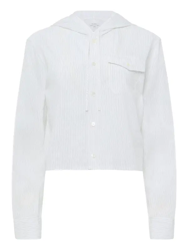 J.W.ANDERSON Cropped Hooded Shirt - No