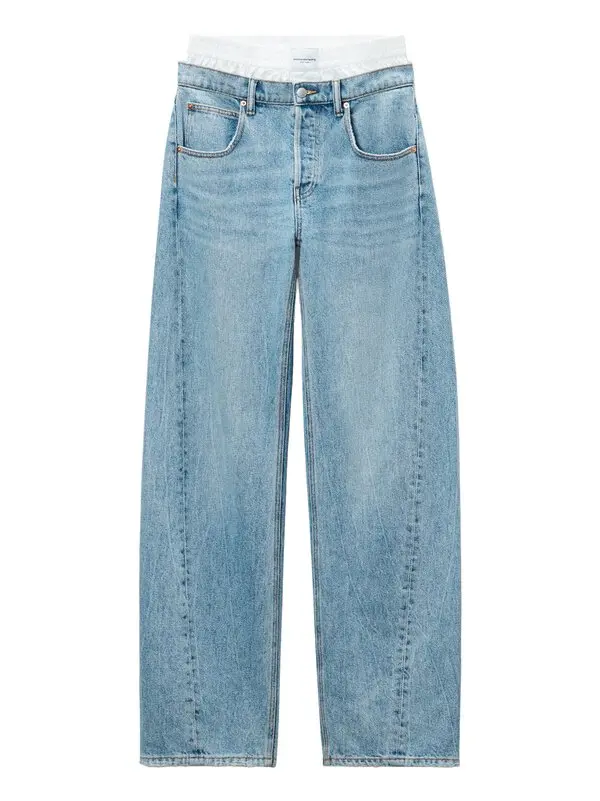 Alexander Wang Boxer Balloon Jeans - Gradient Indigo