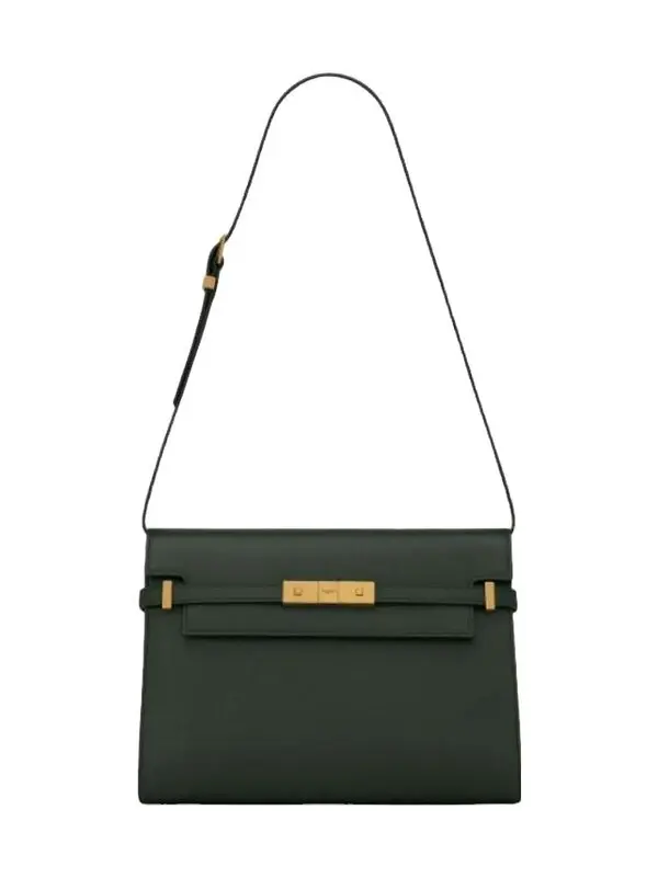 Saint Laurent Manhattan Medium Shoulder Bag - Green
