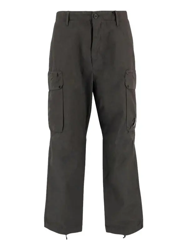 C.P. COMPANY Boxy Cargo Lens Pants - Dark Grey