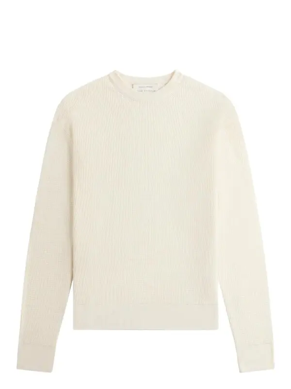 Studio Nicholson Portland Long Sleeve Knit Sweater - Parchment Color