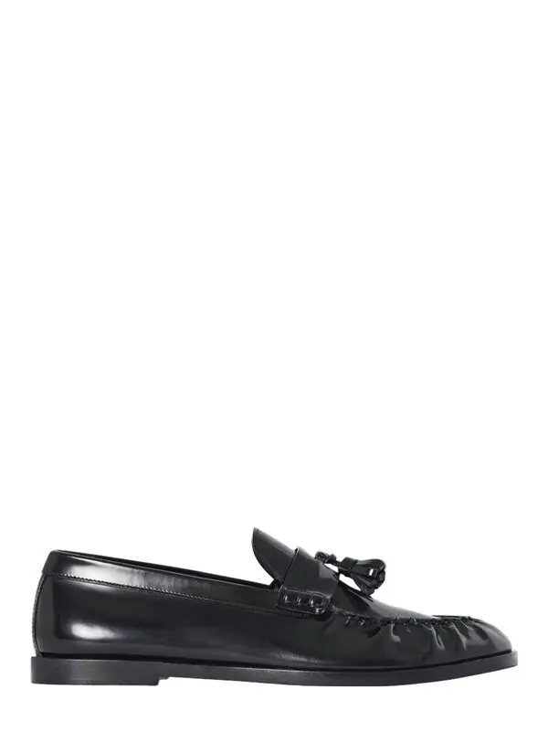 THE ROW Tassel Detailed Loafers - Black