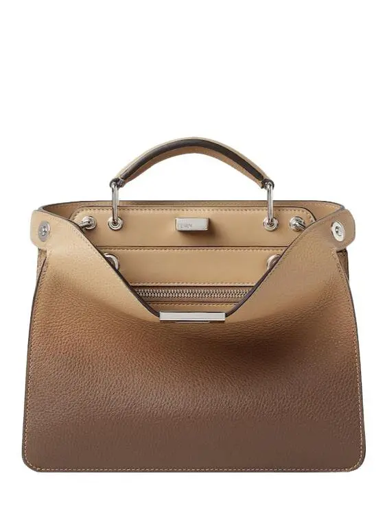 Fendi Peekaboo Iseeu Small Tote Bag - Brown