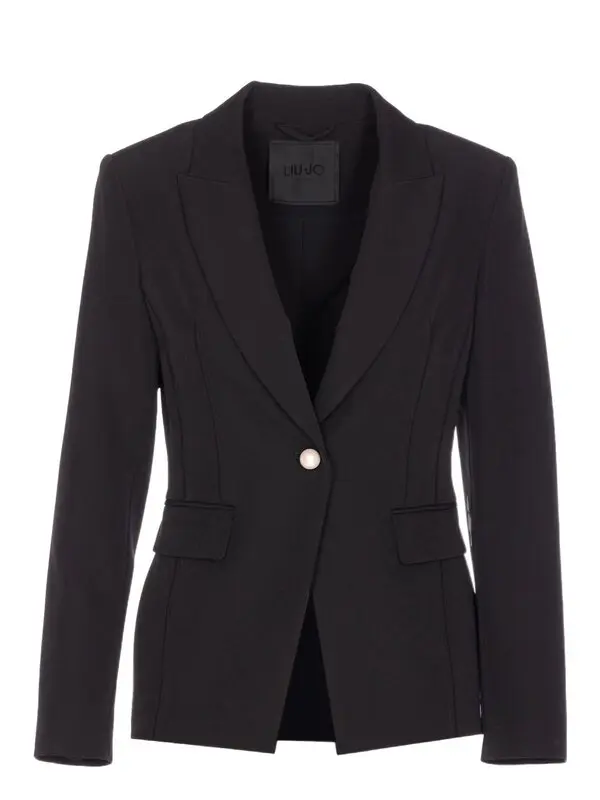 Liu Jo Buttoned Tailored Blazer - Black