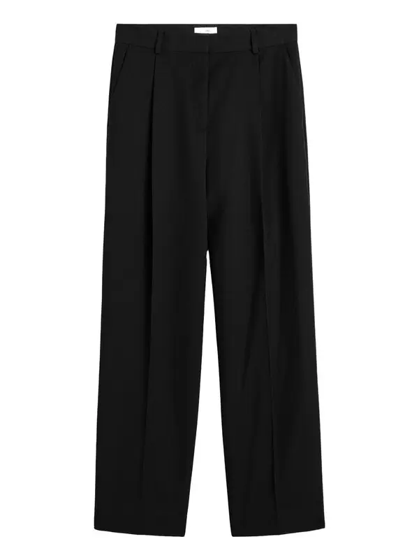 TOTEME Pleated Tailored Trousers - Black