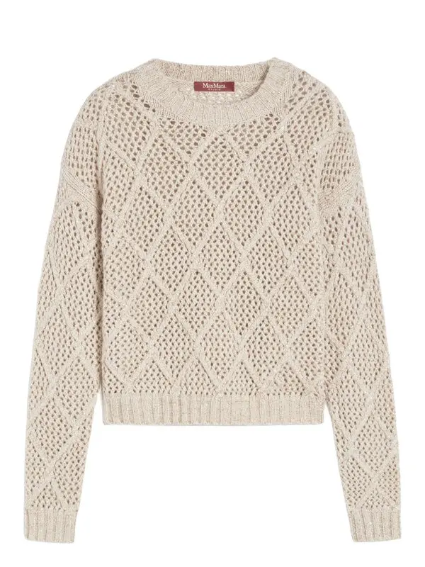 Max Mara Ellade Crewneck Jumper - Beige