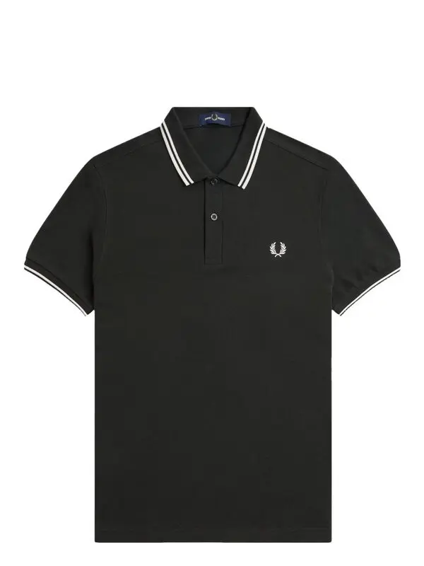 Fred Perry M3600 Twin Tipped Polo Shirt - Black