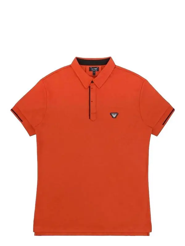 Emporio Armani Logo Polo Shirt - Red