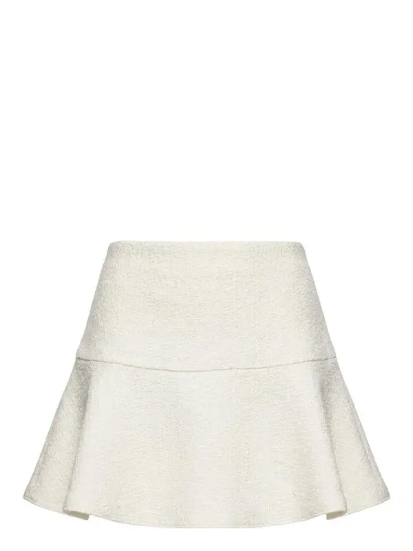 Gucci Flared Mini Skirt - White