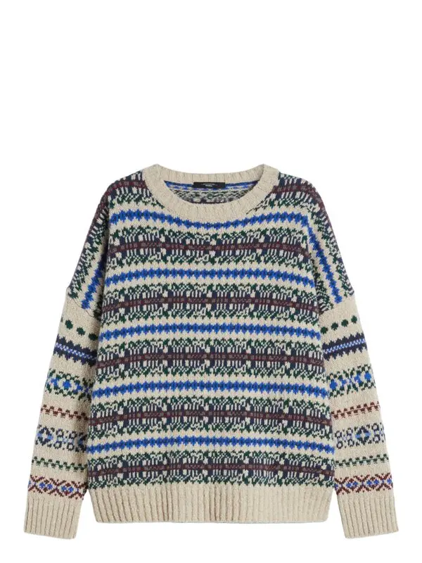 Max Mara Rivetto Crewneck Jumper - Raw