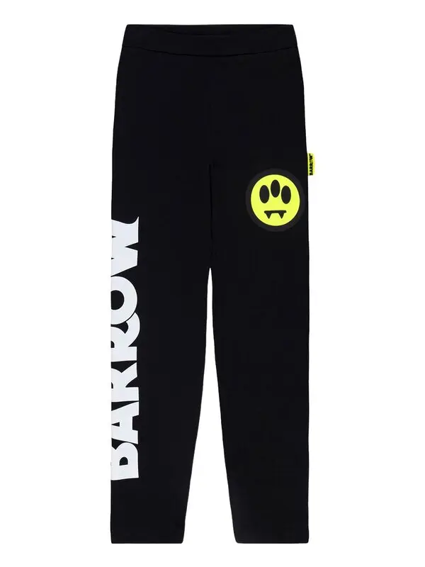BARROW Logo Embellished Track Pants - Black
