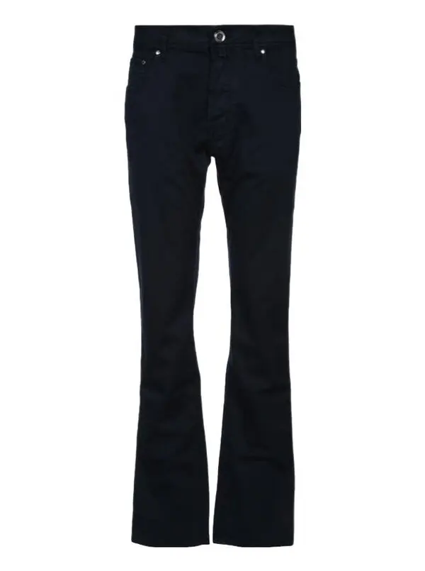 Jacob Cohen Bard Logo Patch Slim-fit Jeans - Navy