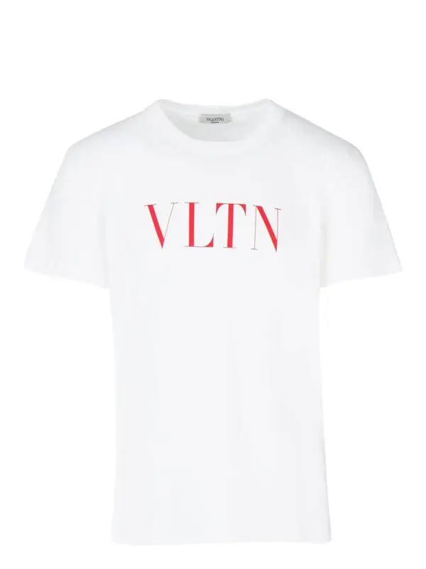 Valentino Garavani Logo Printed Crewneck T-shirt - White