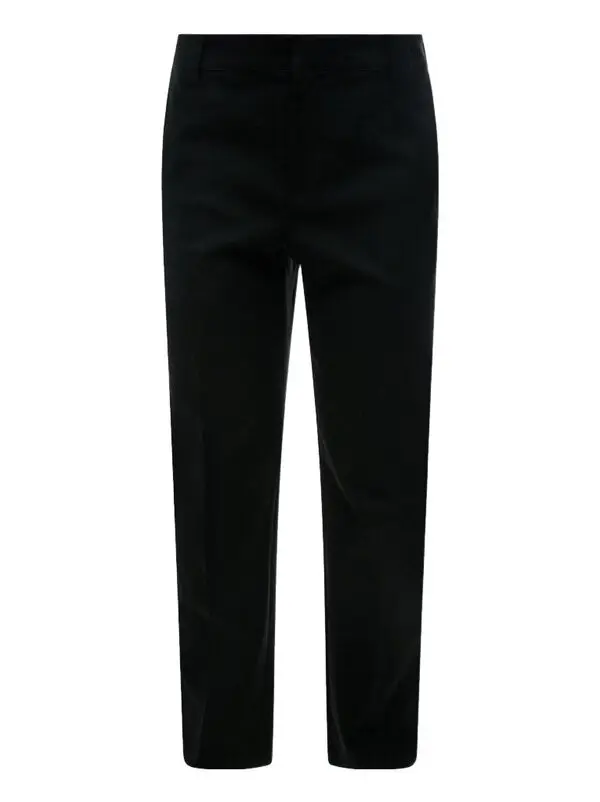 Valentino Garavani Embellished Mid-rise Trousers - Black