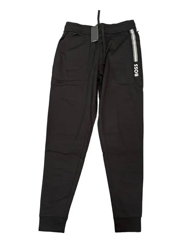 Hugo Boss Drawstring Tapered Track Pants - Black