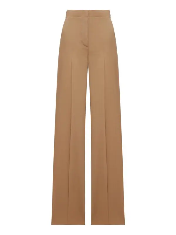 Max Mara Fernet High-waist Wide-leg Trousers - Brown