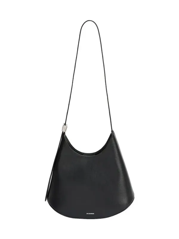 JIL SANDER Small Eldorado Shoulder Bag - Black
