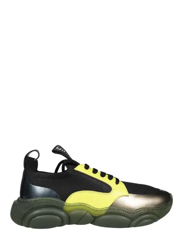 Moschino Lace-up Sneakers - Black