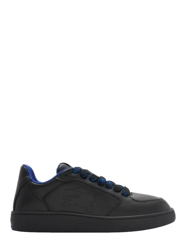 Burberry Perforated Lace-up Sneakers - Black