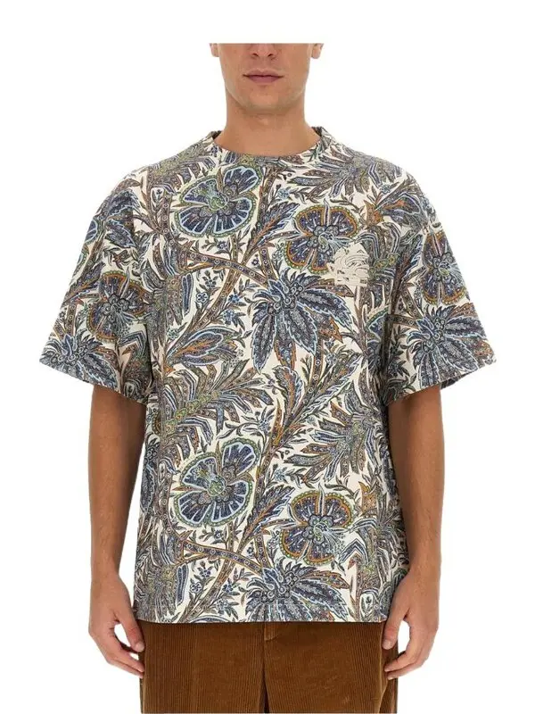 Etro Floral Print Crewneck T-shirt - Multicolor