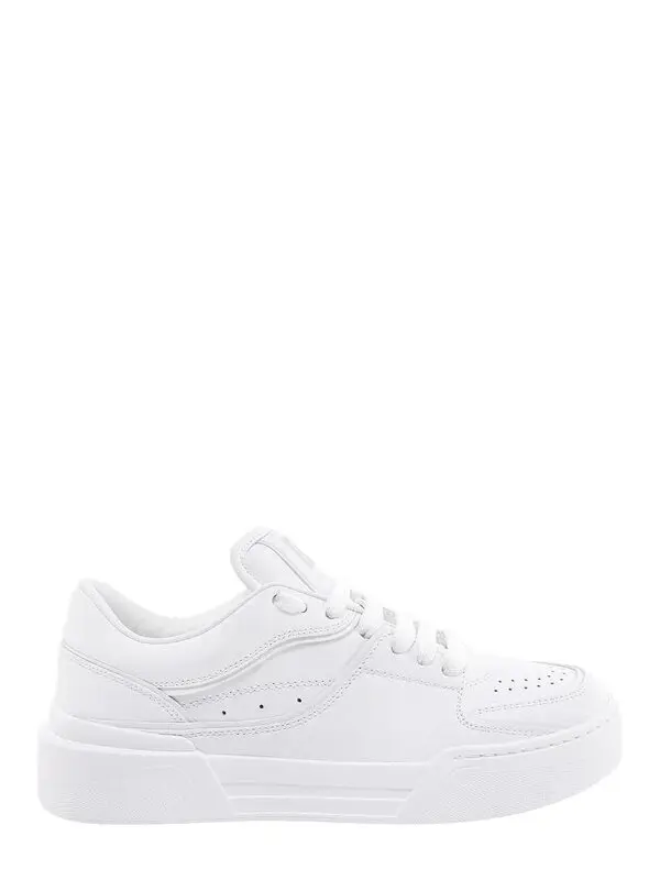 Dolce & Gabbana Logo-patch Low-top Sneakers - White