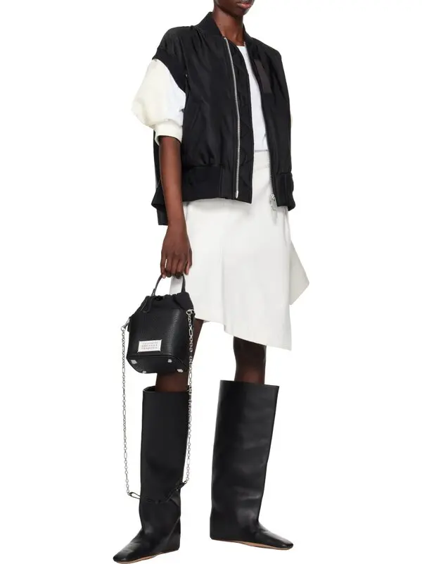 Sacai Sleeveless Zipped Gilet - Black