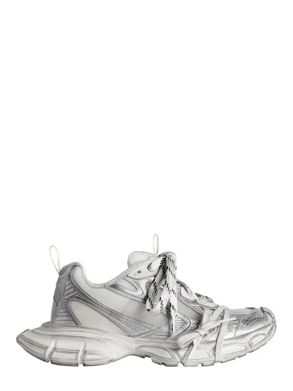 Balenciaga 3xl Lace-up Sneakers - White/silver