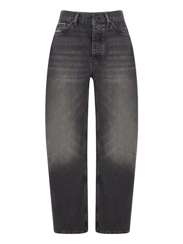 ANINE BING Fritz Straight-leg Jeans - Black