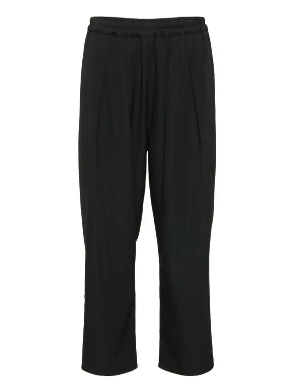MAISON MARGIELA Virgin Wool Trousers - Black