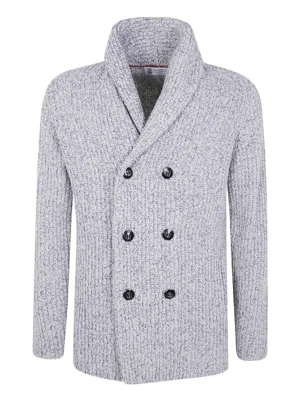 Brunello Cucinelli Long-sleeved Double-breasted Cardigan - No