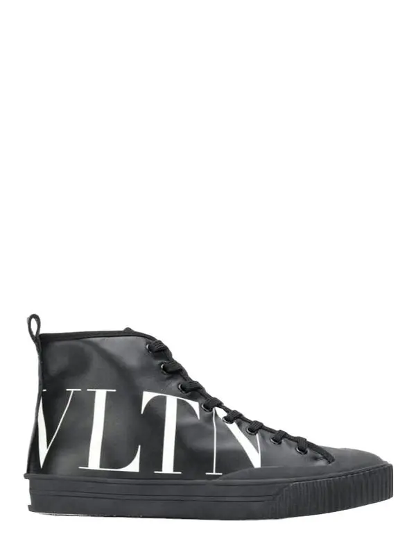 Valentino Garavani Vlogo High-top Sneakers - Black