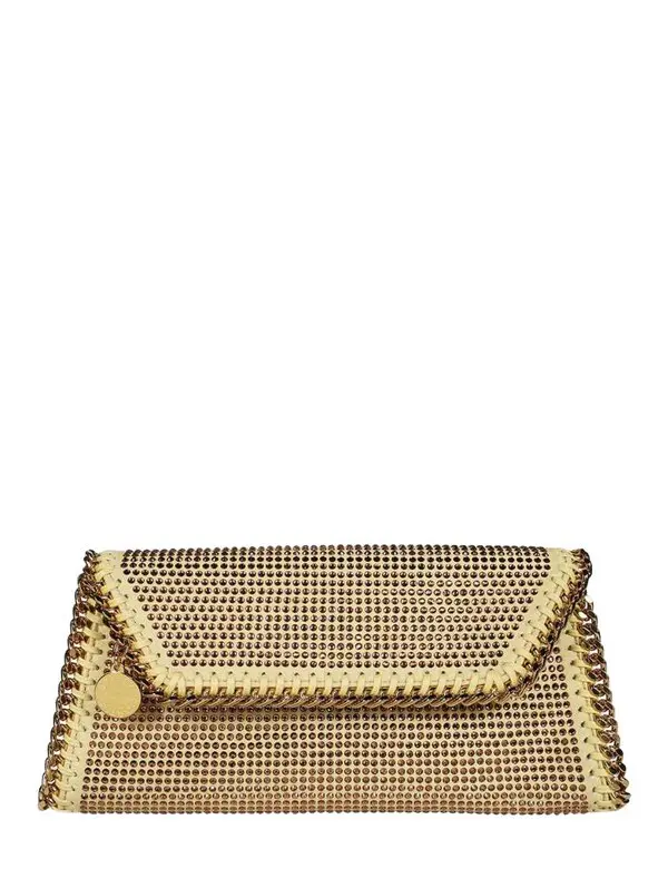 Stella McCartney Falabella Hotfix Clutch Bag - Nude