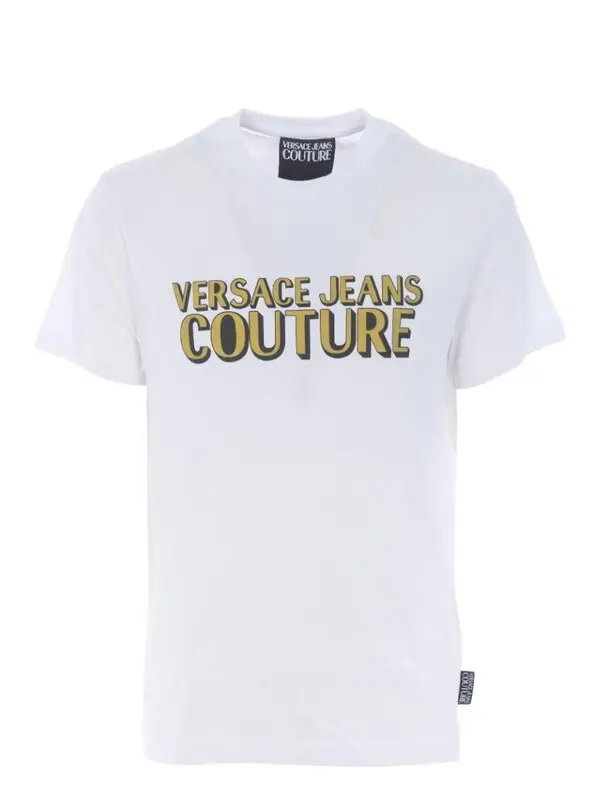 Versace Cotton Logo Print T-shirt - White