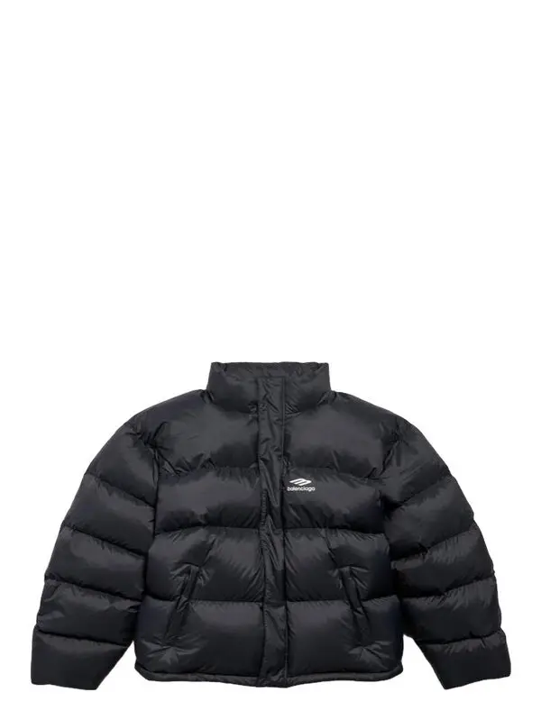 Balenciaga 3b Sports Icon Puffer Jacket - Black