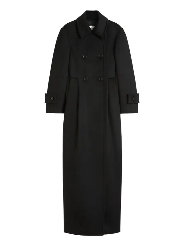 Max Mara Beati Long Coat - Black
