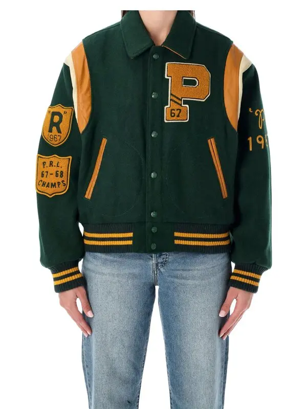 Polo Ralph Lauren Varsity Jacket - Dark Green