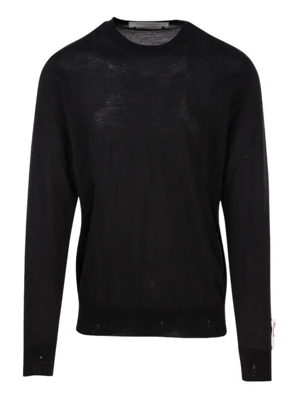 GOLDEN GOOSE Long Sleeve Jumper - Black