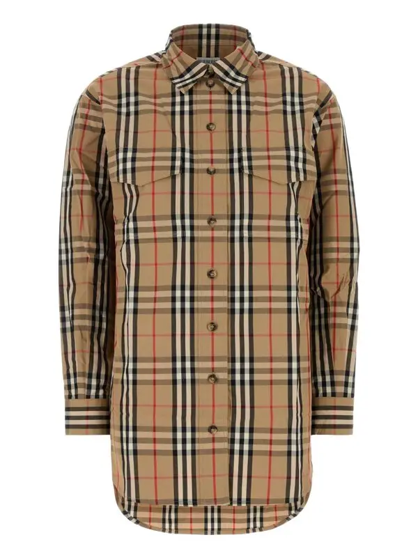 Burberry Long-sleeve Checked Shirt - No